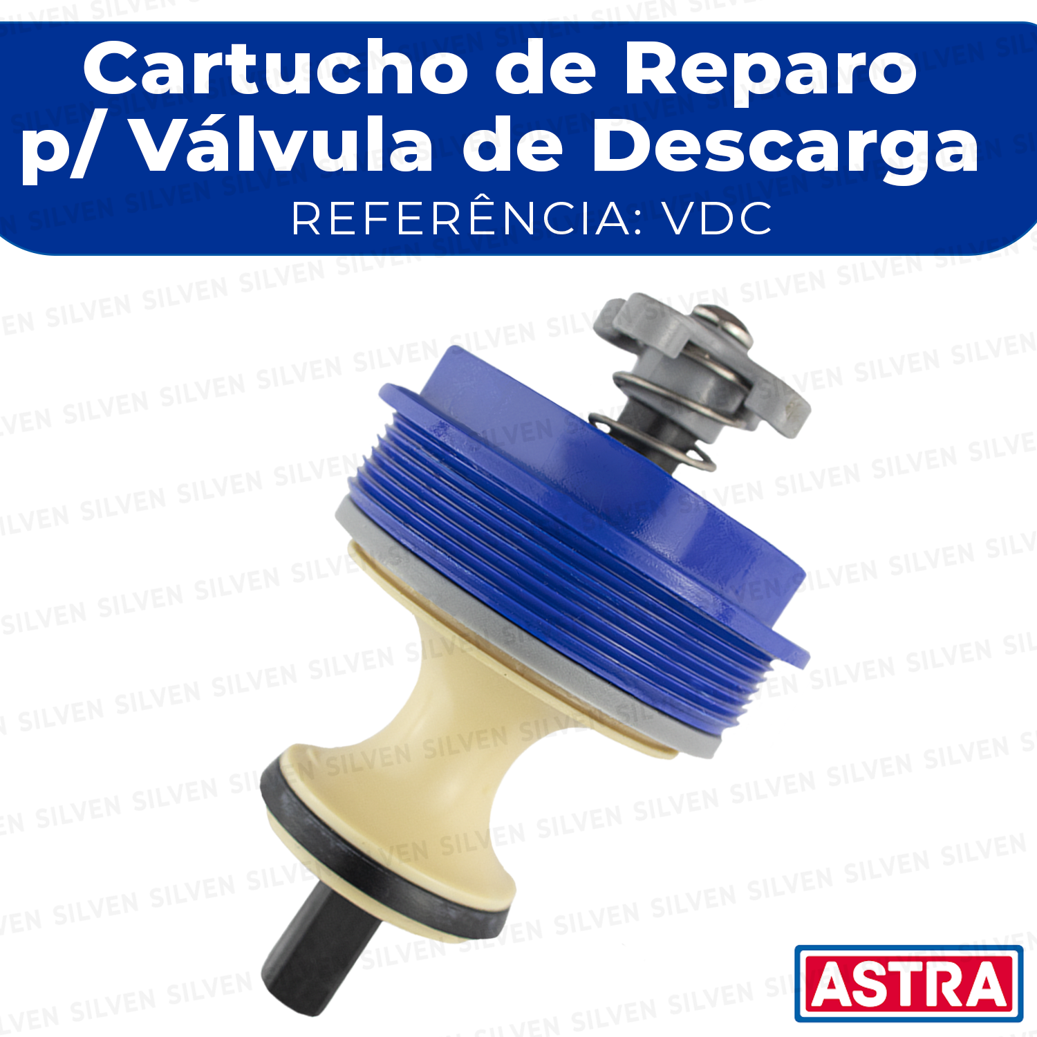 Cartucho Reparo para Válvula Descarga - Astra - Silven
