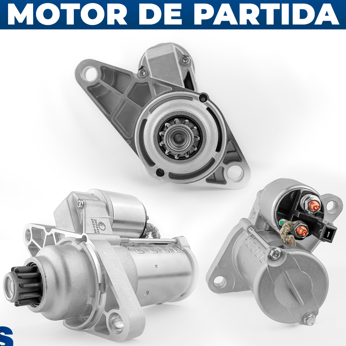 Motor Partida Arranque Rápido 11 Dentes Gol Fox Voyage Golf Polo G5 G6 ...