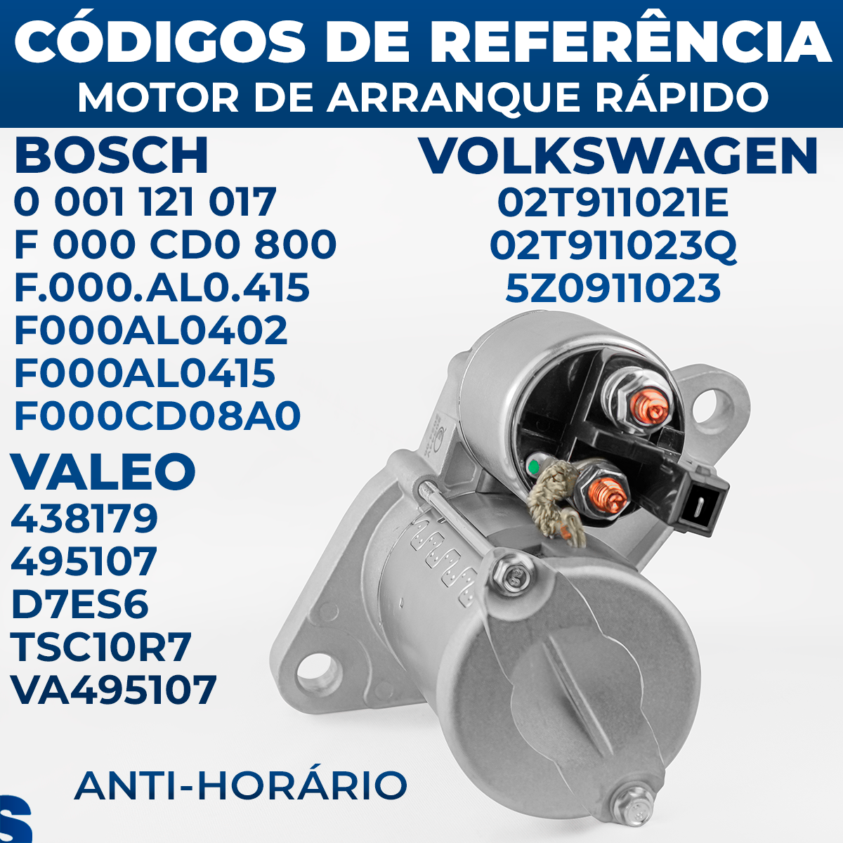 Motor Partida Arranque Rápido 11 Dentes Gol Fox Voyage Golf Polo G5 G6 ...