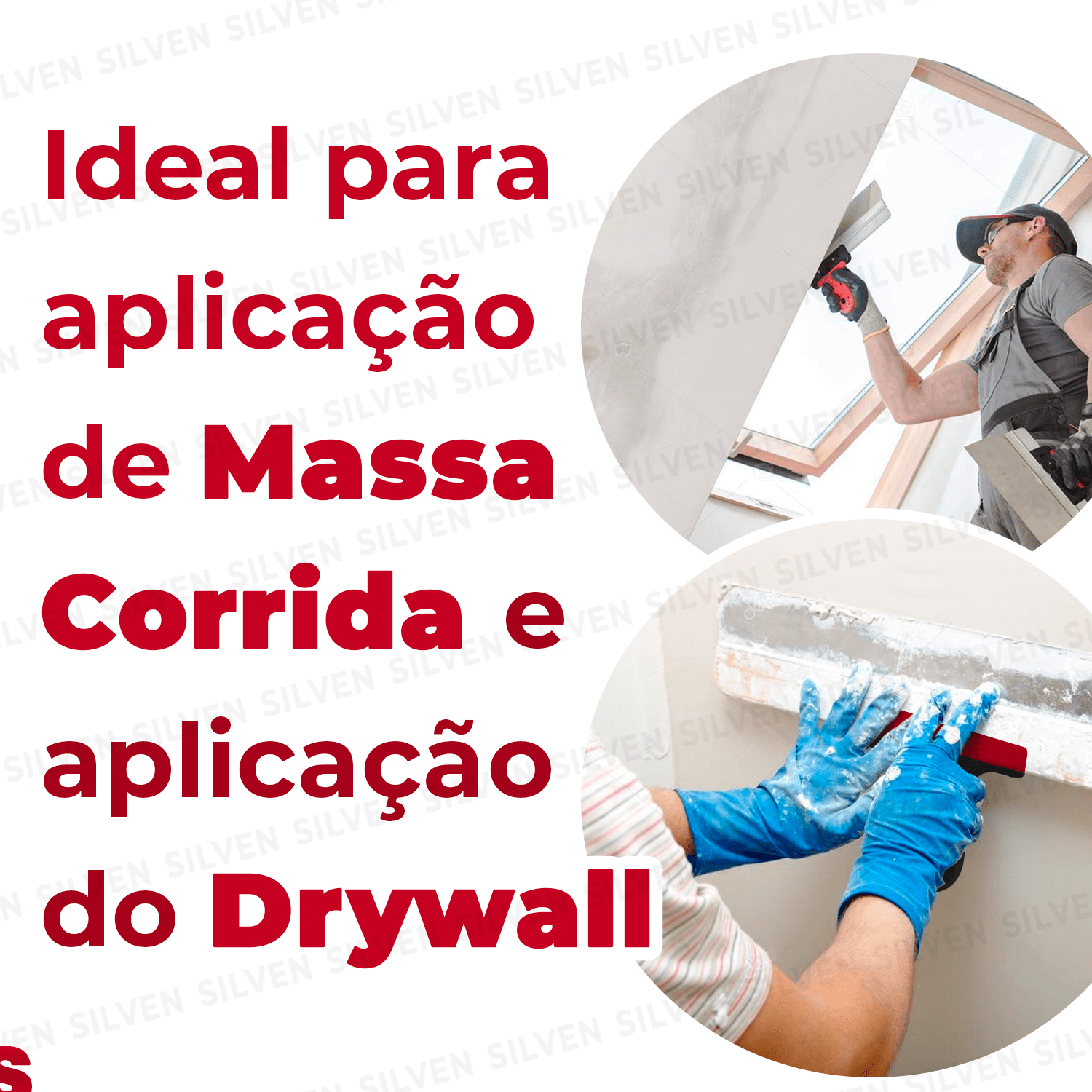 Espátula Inox Gesso e Drywall Acabamento Cortag I Silven