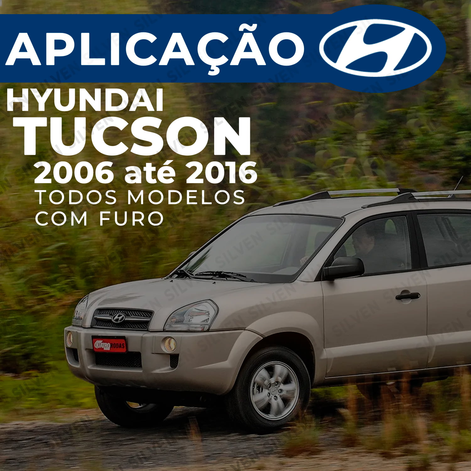 Maçaneta Hyundai Tucson 2006 a 2016 Externo Dianteiro 2006 2007 2008 ...